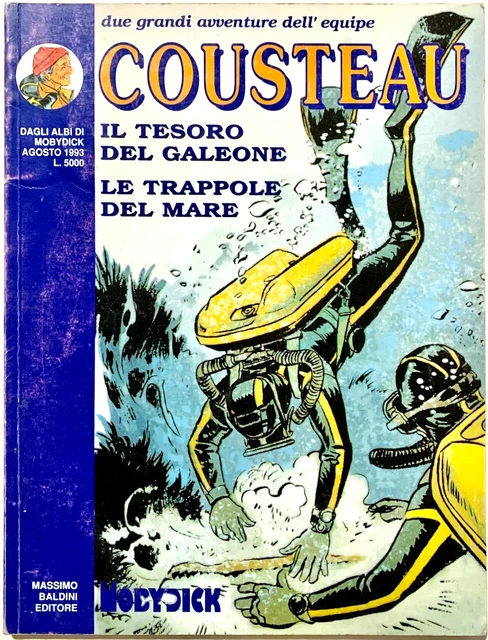 COUSTEAU DAGLI ALBI DI MOBY DICK Ed. Baldini 1993 OTTIMO EUR 12,99 ...