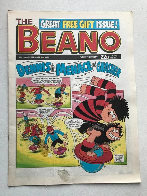 BEANO COMIC WITH ORIGINAL ADVERTISING INSERT SHEET, NO.2460 SEPTEMBER ...