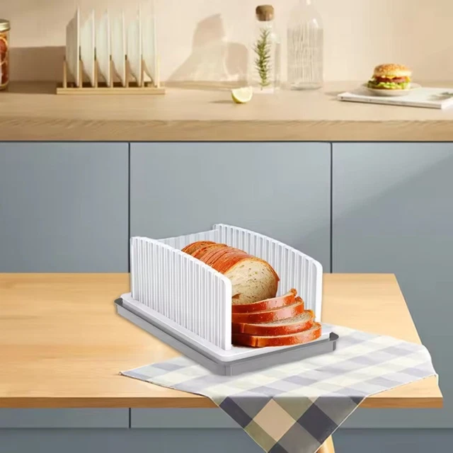 HEAT-RESISTING BREAD SLICER With Bread Crumb Tray Bread Slicing Plate ...