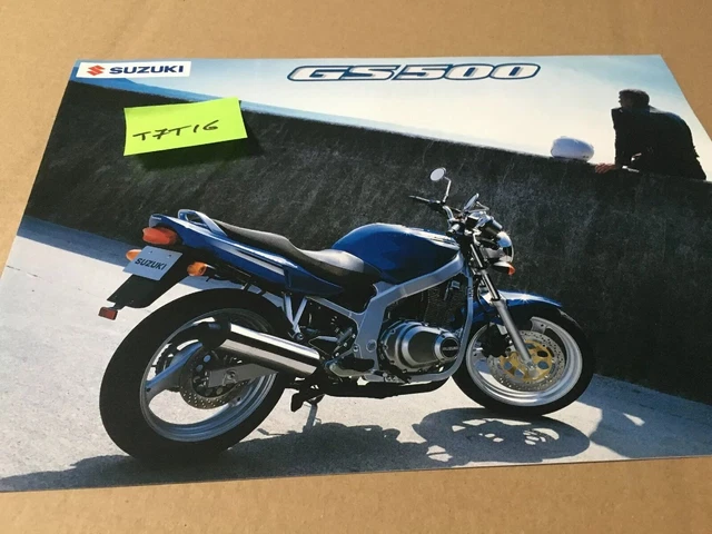 SUZUKI GS500 GS 500 Folleto Catálogo Publicidad Folleto De Inglés EUR ...