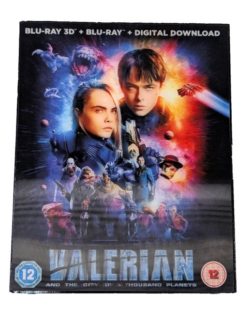 VALERIAN CITY OF Thousand Planets 3D Blu ray + 2D Blu ray Region B ...