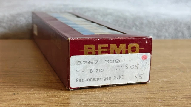 BEMO HOM GAUGE MOB Carriage boxed with detail pack £35.00 - PicClick UK