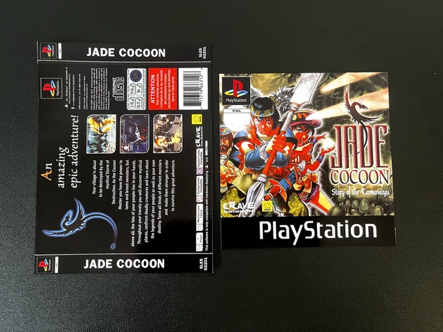 JADE COCOON PLAYSTATION PS1 Replacement Inlay Covers Front Back £5.99 ...