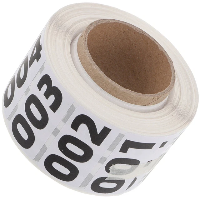 NUMBER DECALS LABELS Pack And Track Labels Numbered Stickers $14.97 ...