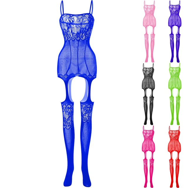 SEXY MEN'S SEE Through Stockings Full Body Lingerie Sheer Mesh Net ...