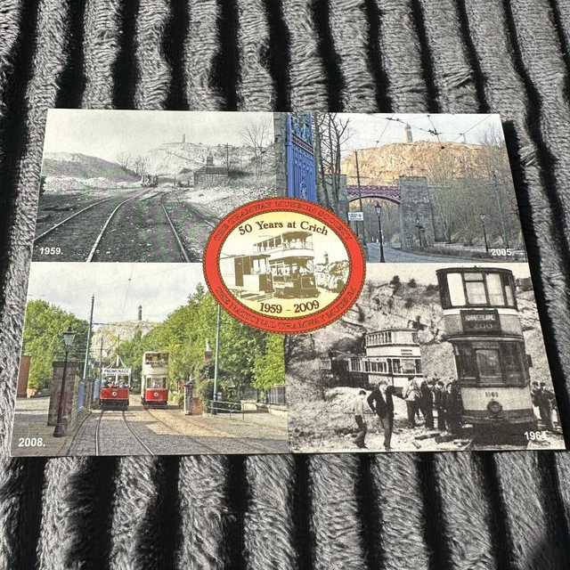 VINTAGE POSTCARD CRICH Tramway Village, National Tramway Museum £6.08 ...