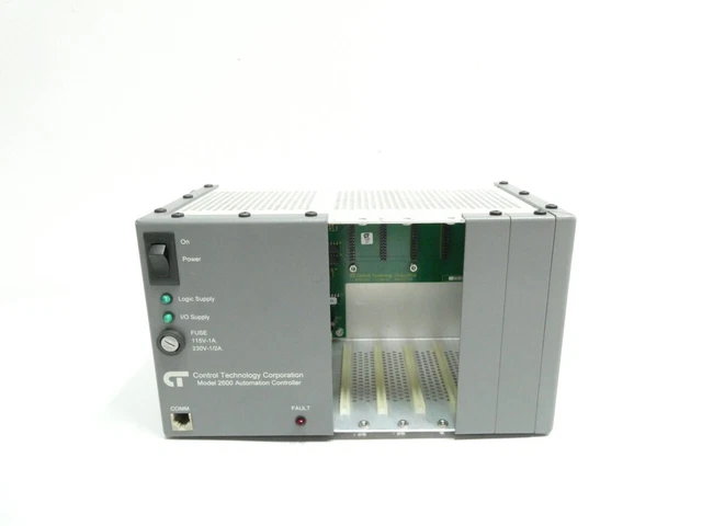 CTC CONTROL TECHNOLOGY 2600XM Chassis Rack Automation Controller $372. ...