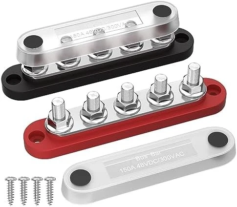 POWER DISTRIBUTION BLOCK 5 Studs Bus Bar 150A $28.39 - PicClick CA