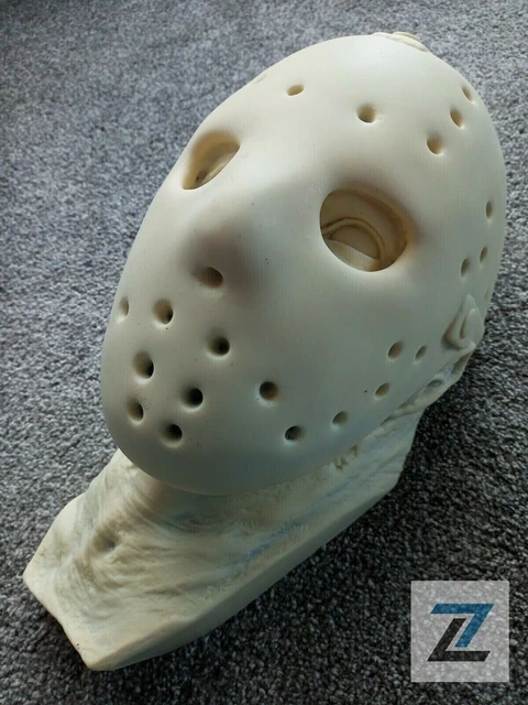LIFE SIZE FRIDAY 13th Mask Jason Voorhees Horror Bust Wall Hanger Resin ...