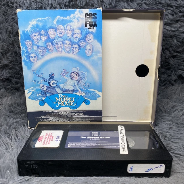 THE MUPPET MOVIE - Rare Big Box VHS Tape 1983 CBS Fox Video Big Book ...