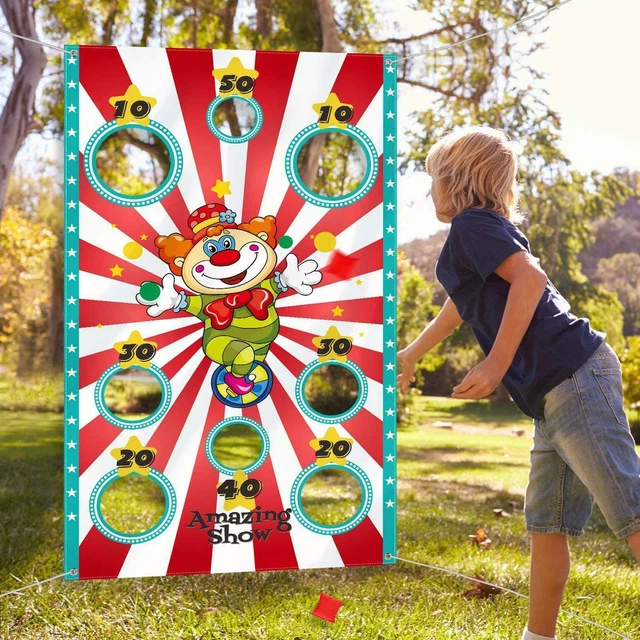 SACK THROWING GAME, Funny Indoor and Outdoor Party Game for Kids £8.72 ...