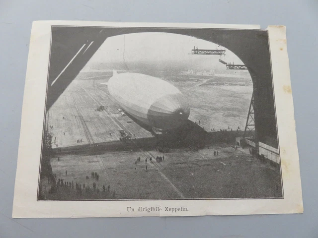 PHOTO COUPURE DE Journal Période Orientable Zeppelin EUR 5,35 - PicClick FR