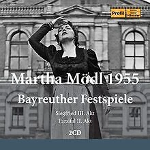 MARTHA MÖDL 1955 Siegfried III.Akt/Parsifal II.Akt de Mö... | CD | état ...