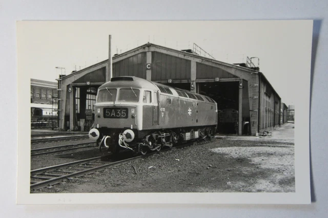 RWY1616 - DIESEL Locomotive 47172 STRATFORD Railway Yard Shed - Real ...