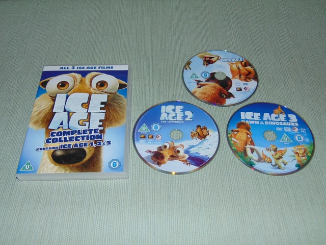 ICE AGE COMPLETE Collection DVD Ice Age 1 2 3 (UK Region 2) £3.95 ...