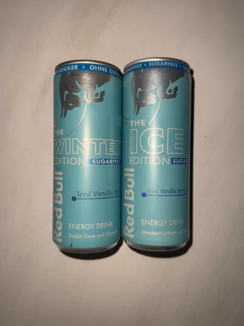 RED BULL ICE Edition Iced Vanilla Berry Sugarfree 250ml Dose EUR 6,00 ...