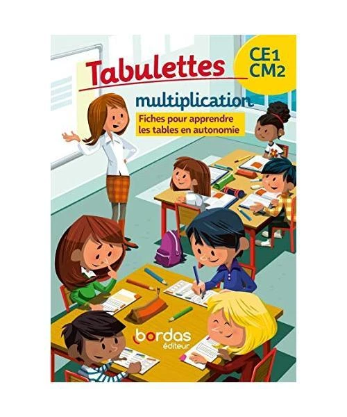 TABULETTES MULTIPLICATION CE1/CM2 2020: 8 carnets (tables de 2 à 9), 1 ...