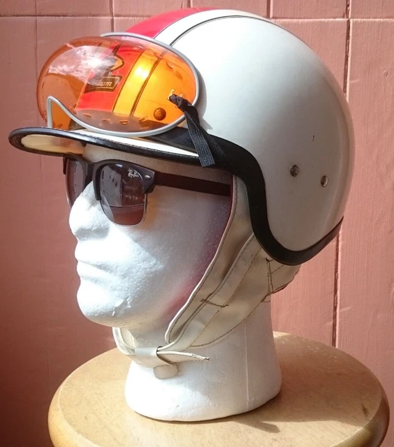 1960’S STADIUM PROJECT 3 CRASH HELMET SIZE medium LIKE EVEROAK KANGOL £ ...