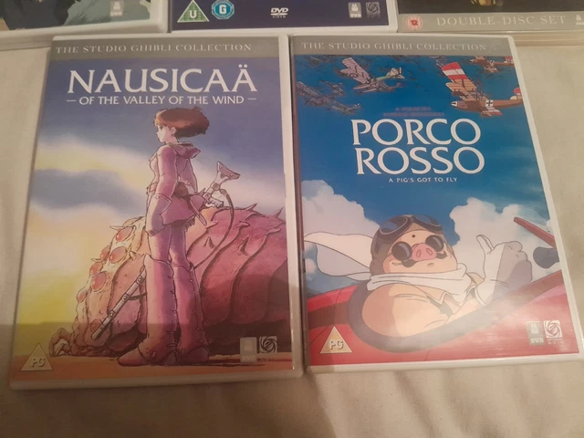STUDIO GHIBLI DVD Bundle Ponyo Porco Rosso Nausicaa Mononoke Fireflies ...