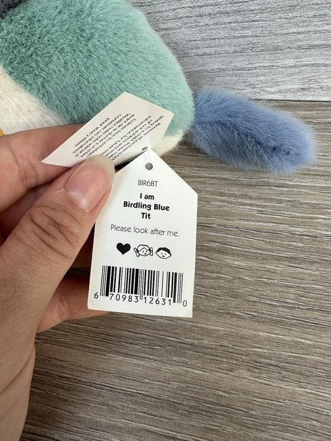 JELLYCAT BIRDLING BLUE Tit Bird New With Paper Tags £50.00 - PicClick UK