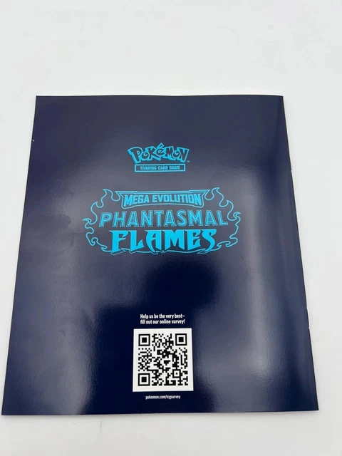 POKÉMON TCG MEGA Evolution Phantasmal Flames Player’s Guide Booklet 🐉 £ ...