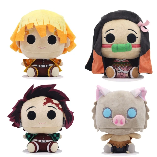 DEMON SLAYER KIMETSU No Yaiba Kamado Nezuko Agatsuma Zenitsu Plush Doll ...