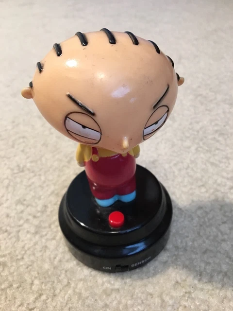 FAMILY GUY STEWIE Cartoon Talking Figure 5" Tall Motion Sensor Button ...