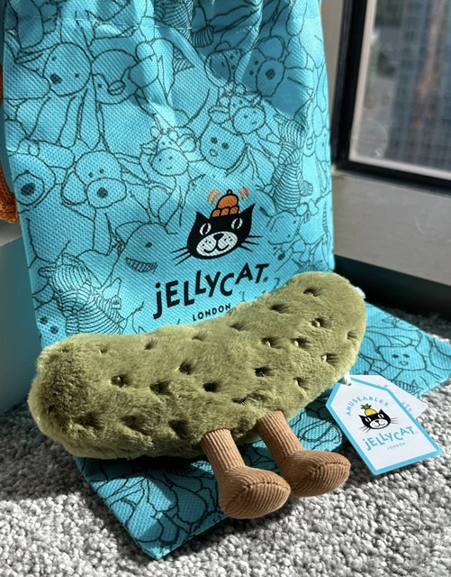 AMUSABLE GREEN SOUR Pickle Plush Toy Cute Collectible Soft Stuffed Doll ...