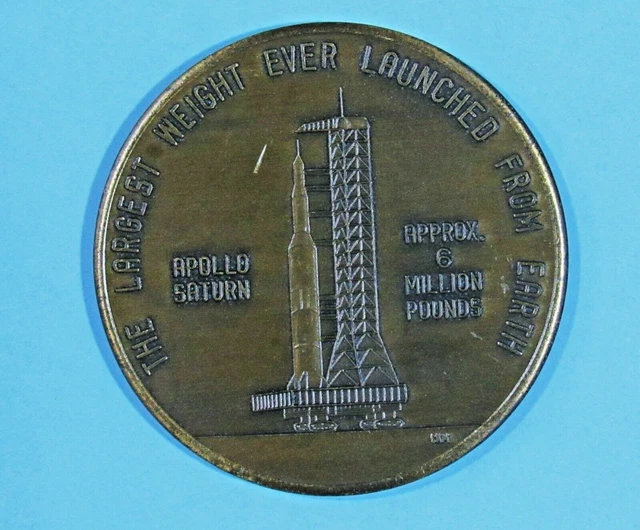 NASA COIN VEHICLE Assembly Building Apollo Saturn V rocket Kennedy ...
