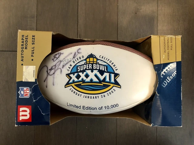 SIGNED SUPERBOWL XXXVII Football - Dennis Green, Antwaan Randel El ...