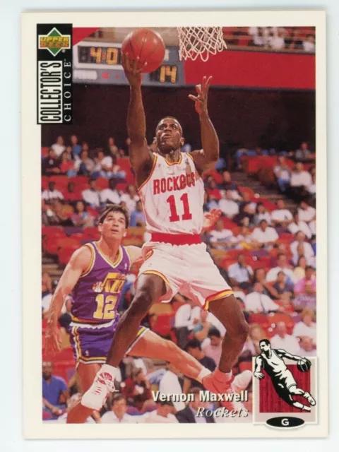 CARTE DE BASKETBALL 1994-95 Collector's Choice Houston Rockets #211 ...