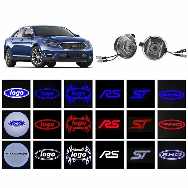2X HD SHADOW LED Side Rear View Mirror Puddle Lights For Ford Explorer ...