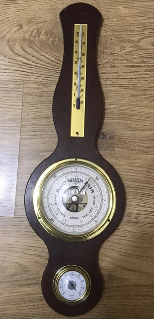 VINTAGE STAIGER Barometer, Thermometer, Hygrometer, Weather Station ...