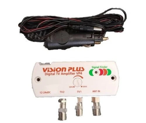 VISION PLUS VP4 Digital Caravan Campervan TV Amplifier Signal Finder ...