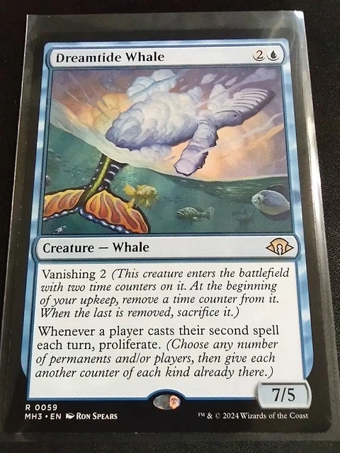 MTG DREAMTIDE WHALE Modern Horizons 3 0059 Régulier Rare EUR 4,56 ...