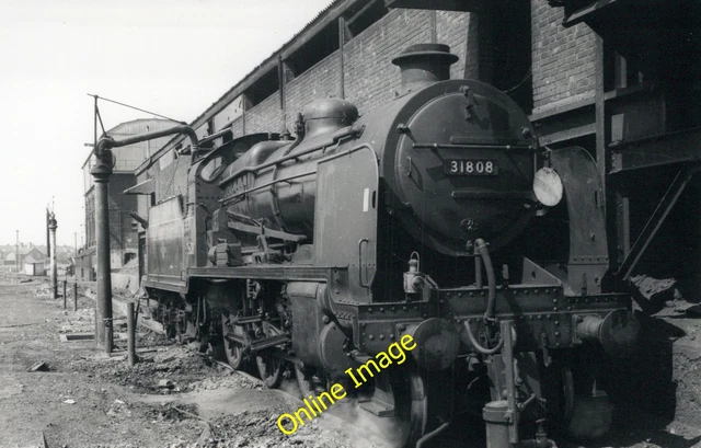 RAILWAY PHOTO SR / BR U Boats 2-6-0 31808 Eastleigh Shed c1963 £2.50 ...