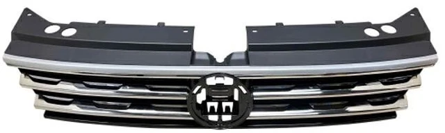 CALANDRE GRILLE 3 Profils Chrome, Type Antifouling Pour VW Tiguan 2016 ...