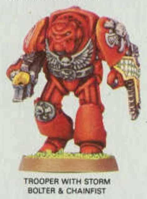 WARHAMMER 40K 1989 Space Marine Terminator RTB9 White Metal Kit. $15.00 ...