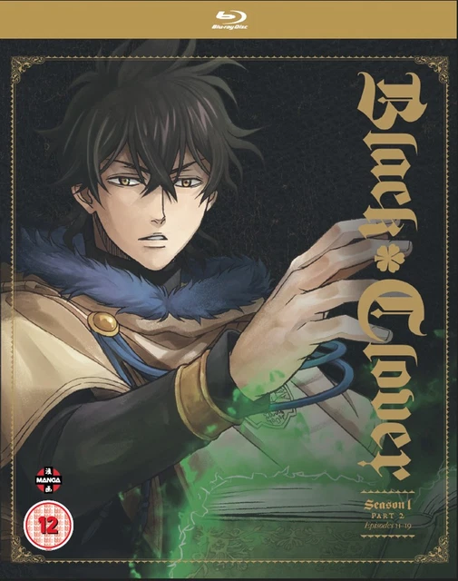 BLACK CLOVER: SEASON 1 - Part 2 (Blu-ray) Dallas Reid Jill Harris Micah ...