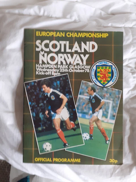 10 SCOTLAND FOOTBALL Programmes. 1978-85 £3.99 - PicClick UK