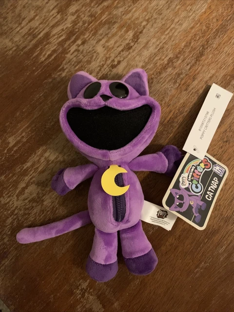 POPPY PLAYTIME SMILING Critters CATNAP 8” Purple Cat Plush Phat Mojo ...