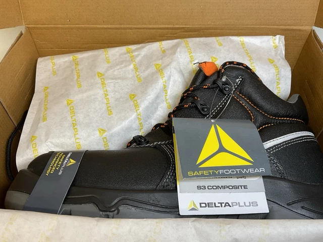 DELTA PLUS PHOENIX S3 SRC Ultra-Durable High-Cut Metal-Free Safety Shoe Size 12 £32.00 - PicClick UK