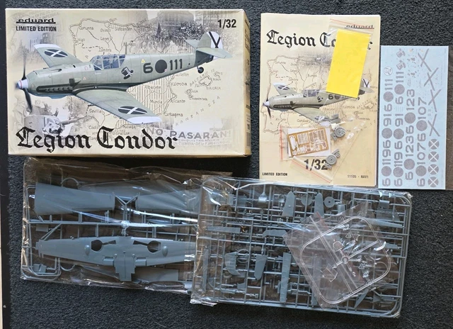 EDUARD 1/32 LEGION Condor Bf-109E - 11105 limited edition £52.68 ...