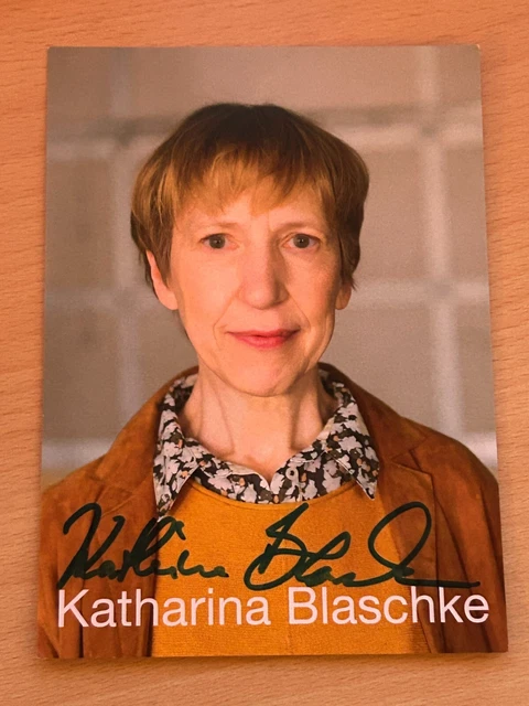 KATHARINA BLASCHKE - Autogrammkarte original signiert - #34834 EUR 5,95 ...
