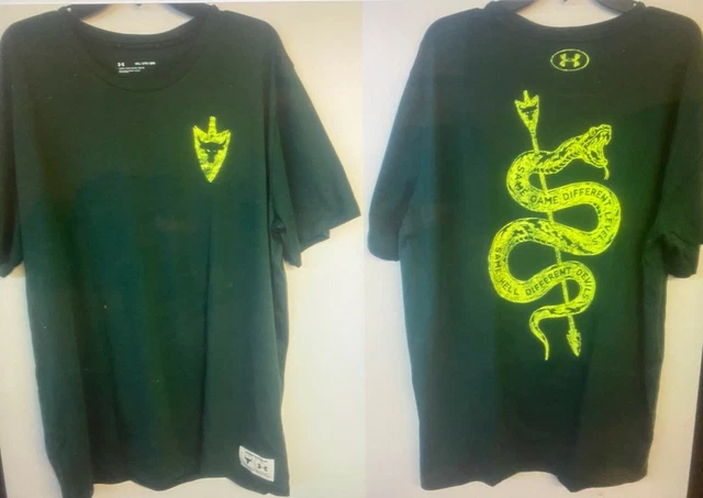 UNDER ARMOUR MENS Project Rock Same Game Different Levels Forest Green ...