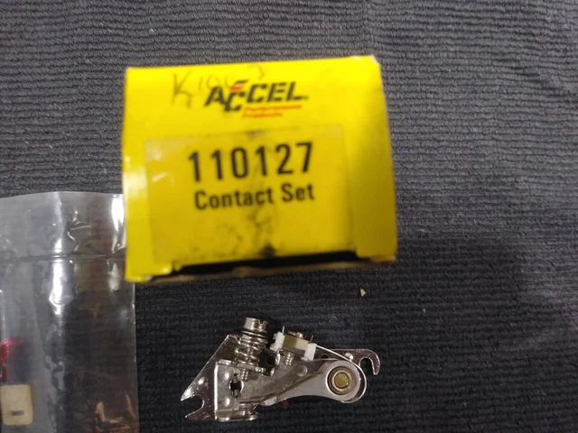 N.O.S. VINTAGE 70'S ACCEL Ignition 110127 Contact Set-Breaker Points ...