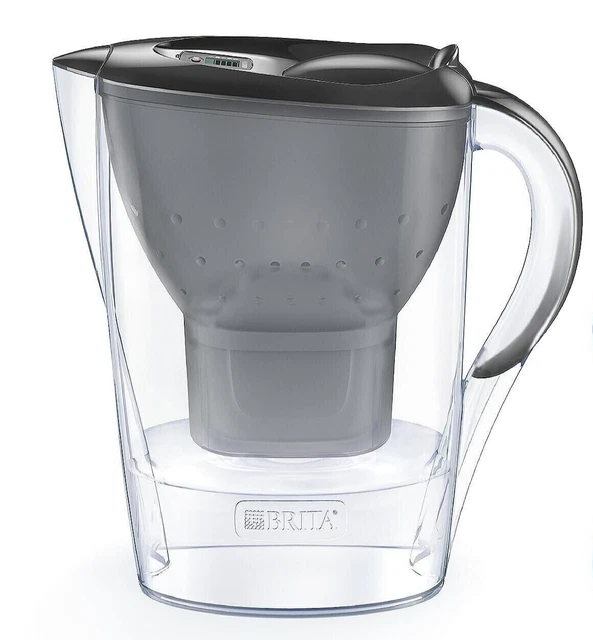 BRITA MARELLA COOL Maxtra+ Plus 2.4L Water Filter Fridge Jug 2 Cartride ...