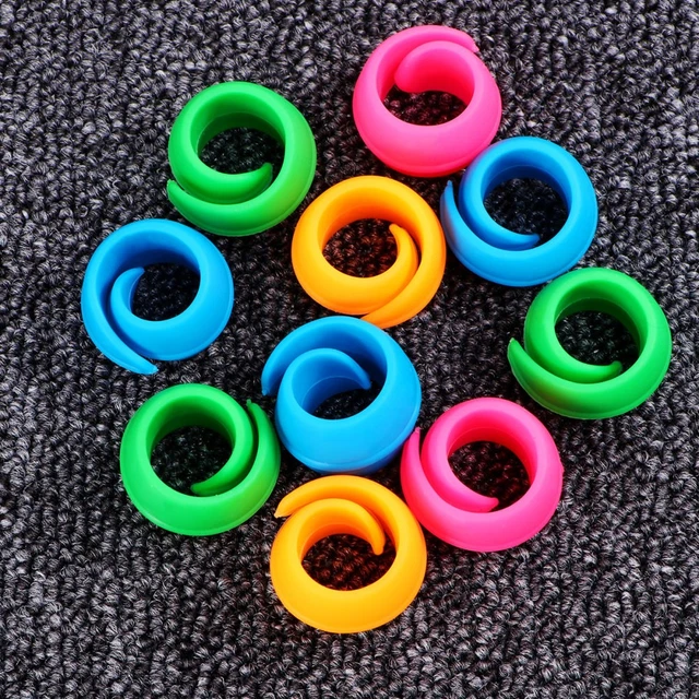 10 PCS SILICONE Quilting Thread Spool Stopper Bobbin Savers Sewing ...