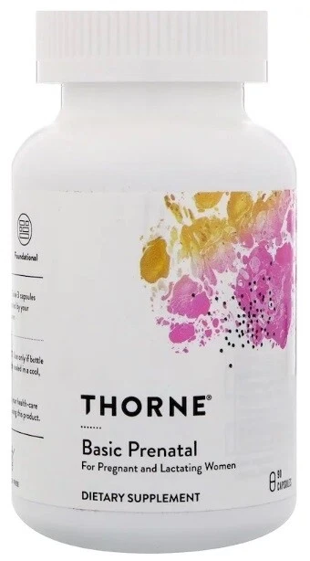 THORNE RESEARCH, BASIC Prenatal, 90 capsule - fulmine EU EUR 35,90 - PicClick IT