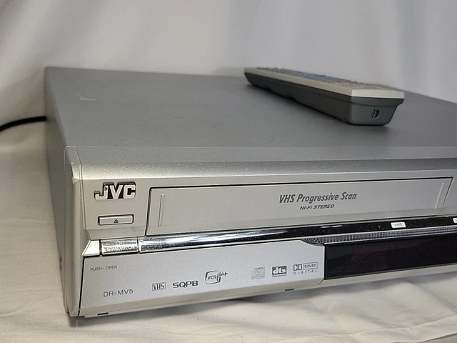 JVC DR-MV5SU DVD Hi-FI magnétoscope VHS lecteur disque combo lecteurs ...